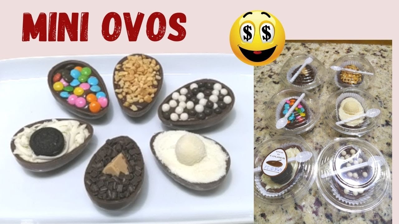 6 Tipos de MINI OVOS DE COLHER : PÁSCOA 2021 - YouTube