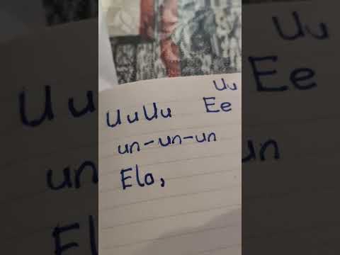 e,l,a,k,i,n,o,m,u ve dikte çalışması