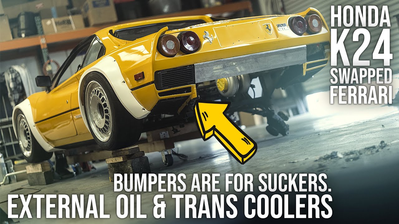 I Cut The Back End Out of the Ferrari Just to Install an Oil Cooler - K ...