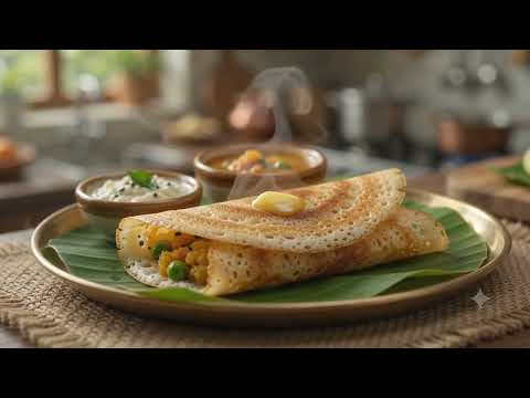 AI GENERATED DOSA #ai #aivideo #food #cooking 