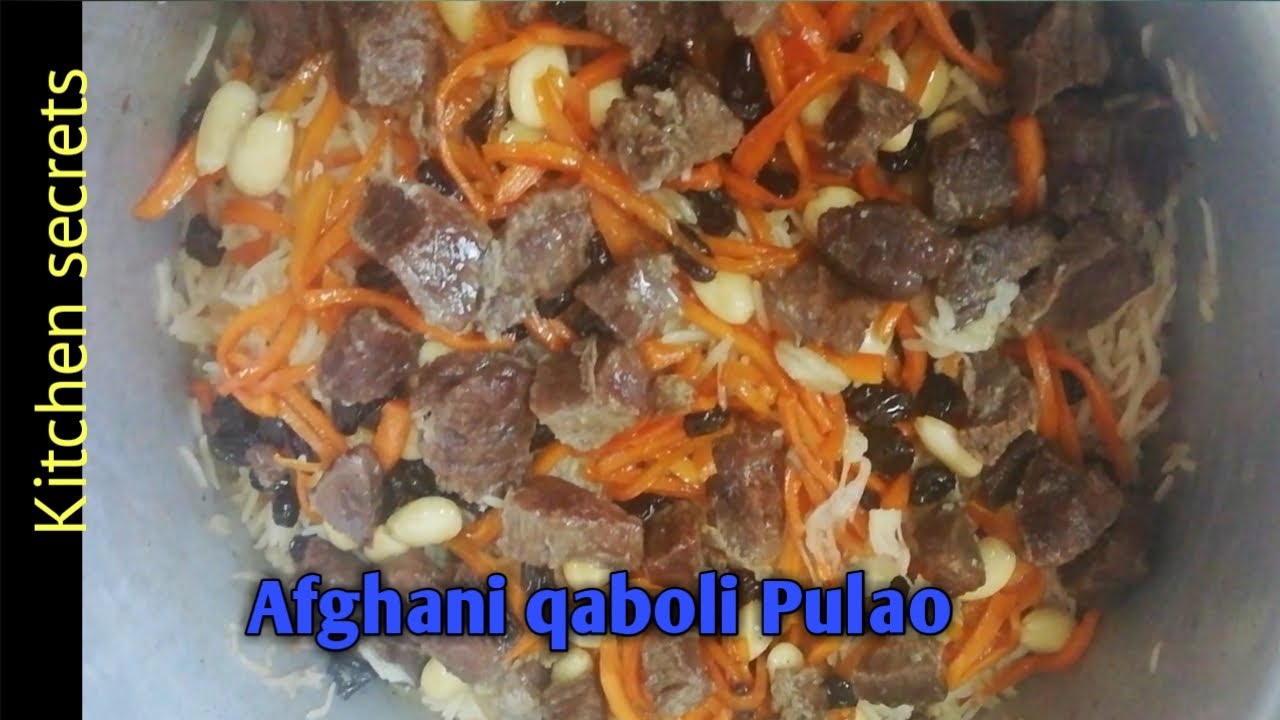 How to make Afghani pulao | qaboli palaw recipe | afghani qaboli palao ...