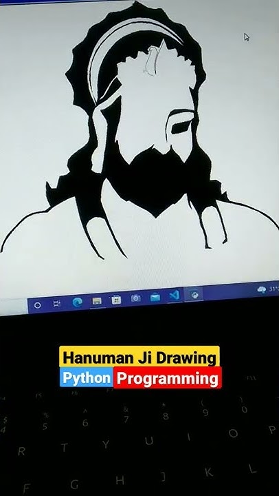 Hanuman Ji Drawing Using Python Turtle Graphics Vastcoding Youtube