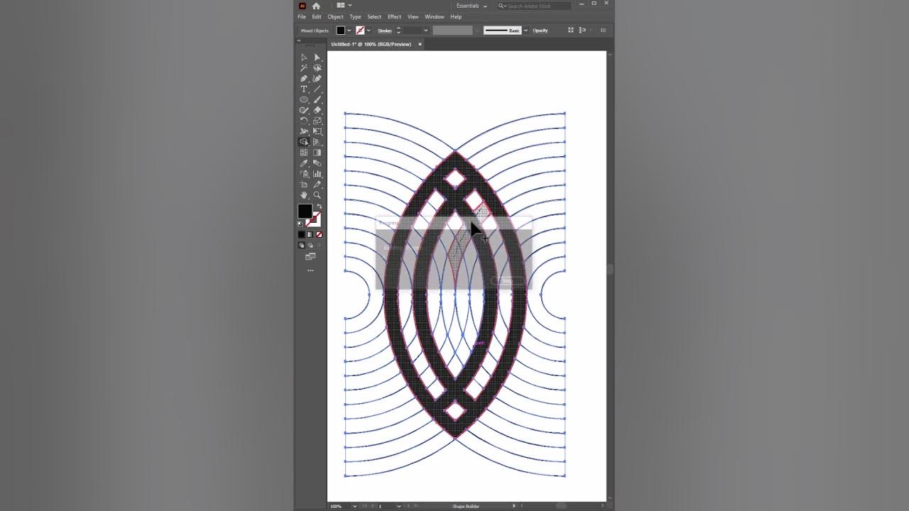 Make Easy Design With Ellipse Grid Adobe Illustrator #agdesigner #logodesign #illustrator - YouTube