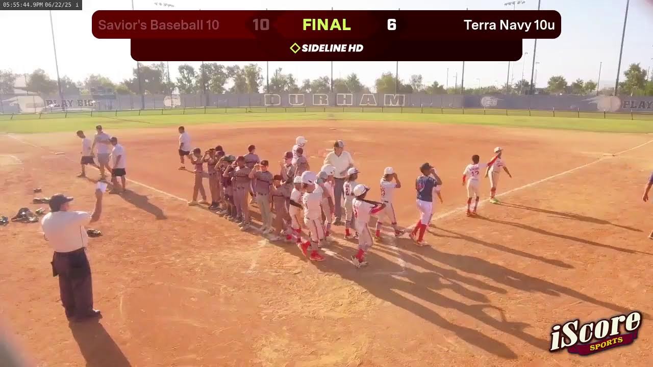 Savior's Baseball 10U vs Terra Navy 10u (2025.06.22) - YouTube