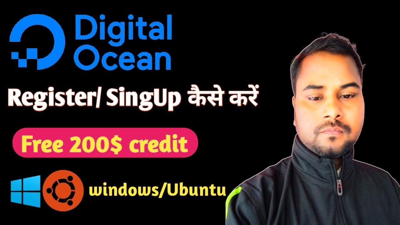 How to register Digital Ocean 200$ Credit 60 days - YouTube