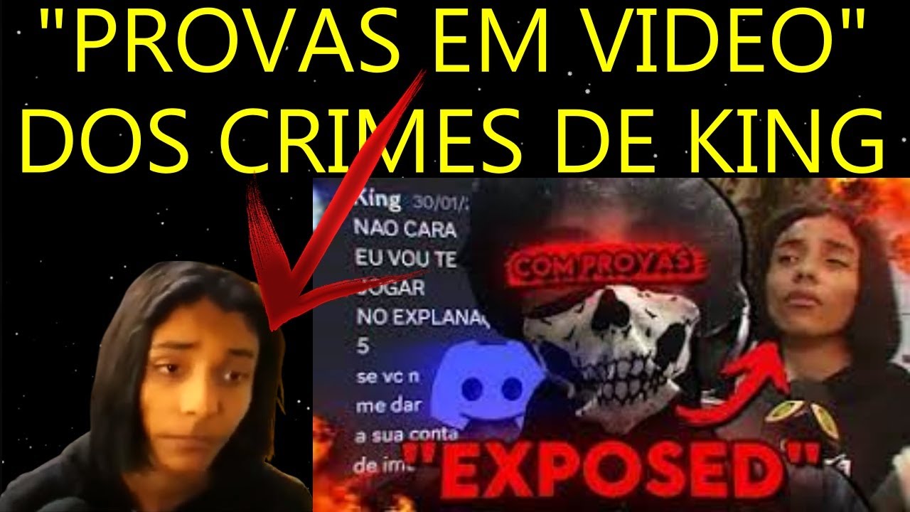 KING, PROVAS DOS SEUS CRIMES NO DISCORD - YouTube