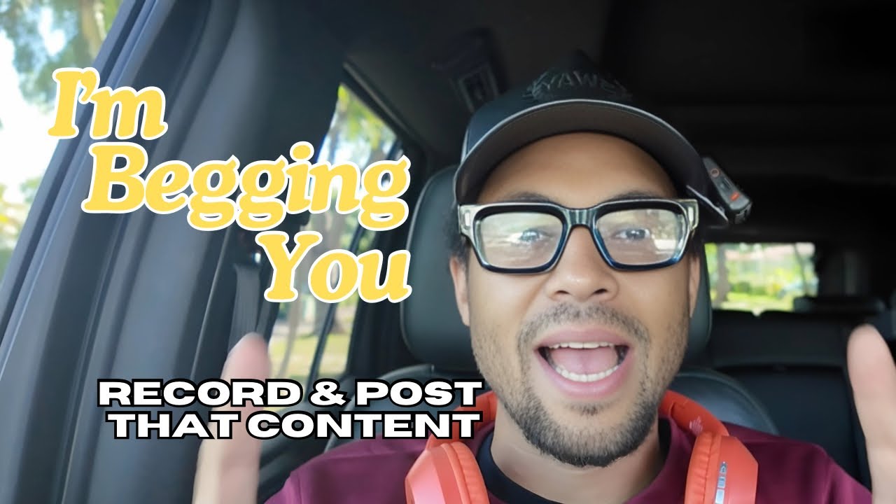 I'm Begging You! POST THAT VIDEO! #contentcreation - YouTube