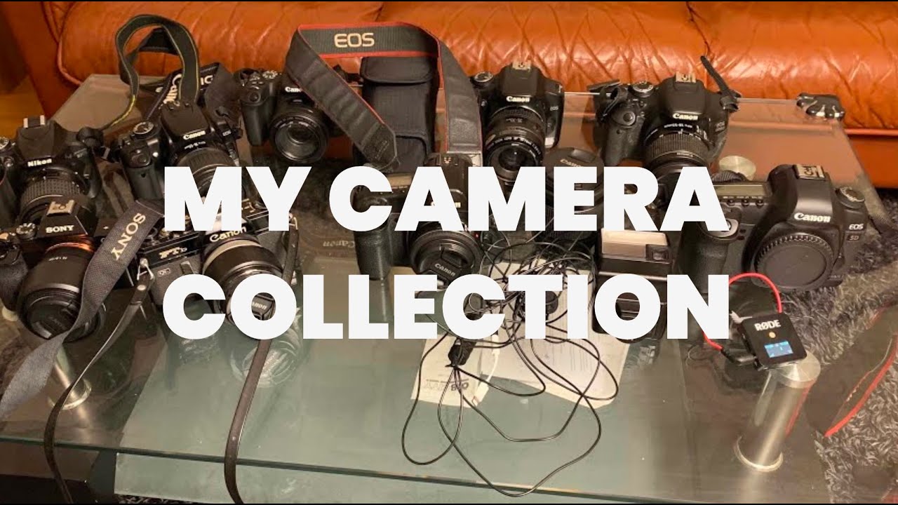 My camera collection and photographic equipments NIKON CANON SONY ...
