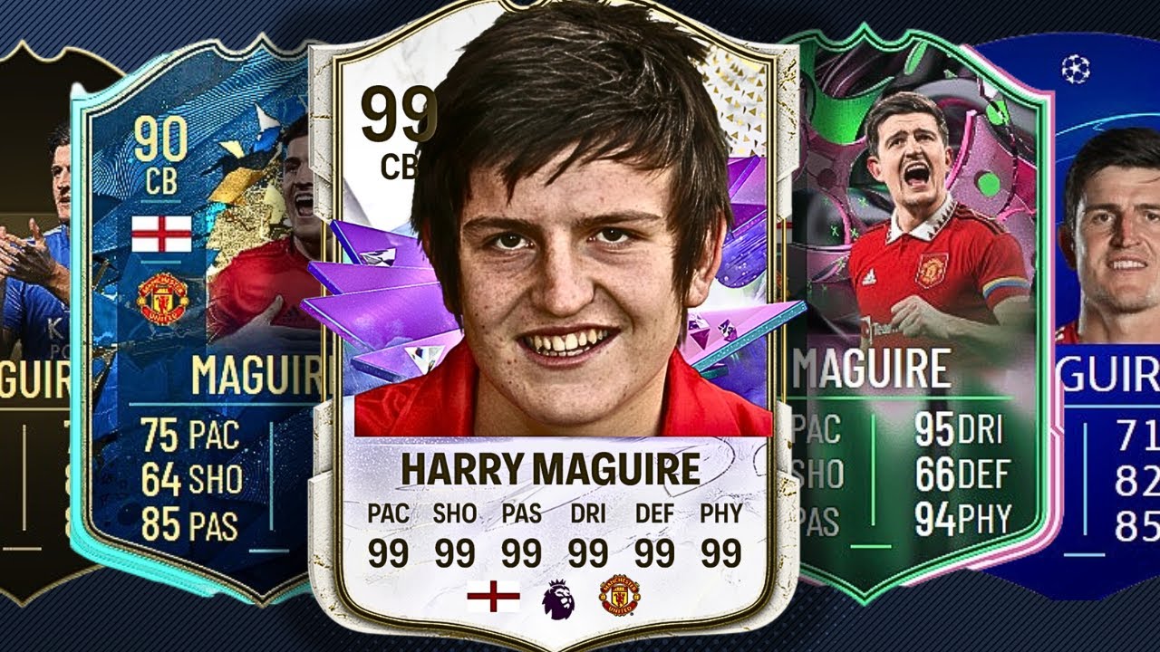 HARRY MAGUIRE | TODAS FIFA CARDS - YouTube