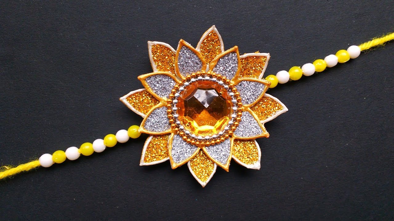 Rakhi Making Ideas | Rakhi Making at Home | Handmade Rakhi | School ...