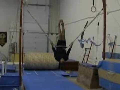 Gymnastics Twisting - Ed's "crazy" Bunjie Belt - YouTube