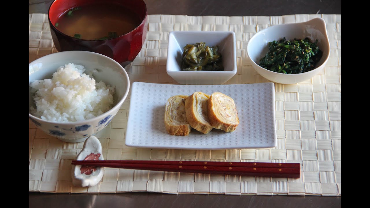 Breakfast Menu 1 - Japanese Cooking 101 - YouTube