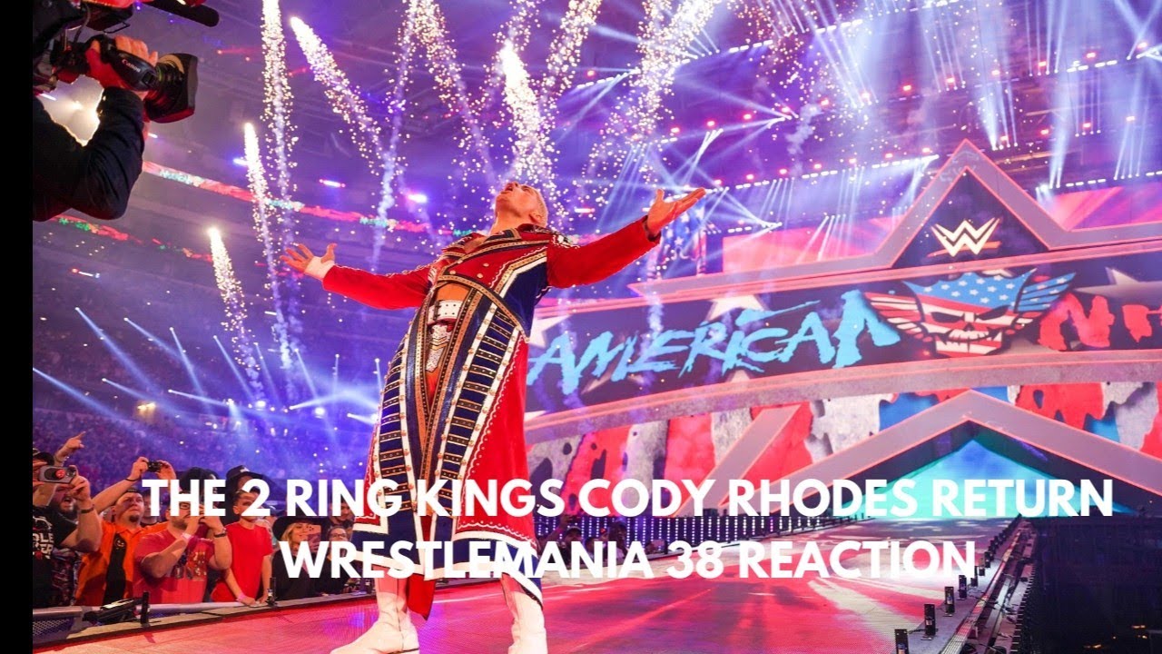 The 2 Ring Kings Live Crowd Reaction To Cody Rhodes Return At ...