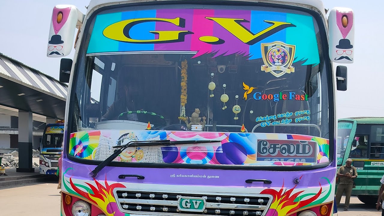 🚍💞GV 💞BUS SERVICE 💞 GOOGLE FAST 💞SALEM⚡EROAD🚍💞 #salem# eroad#mettur ...