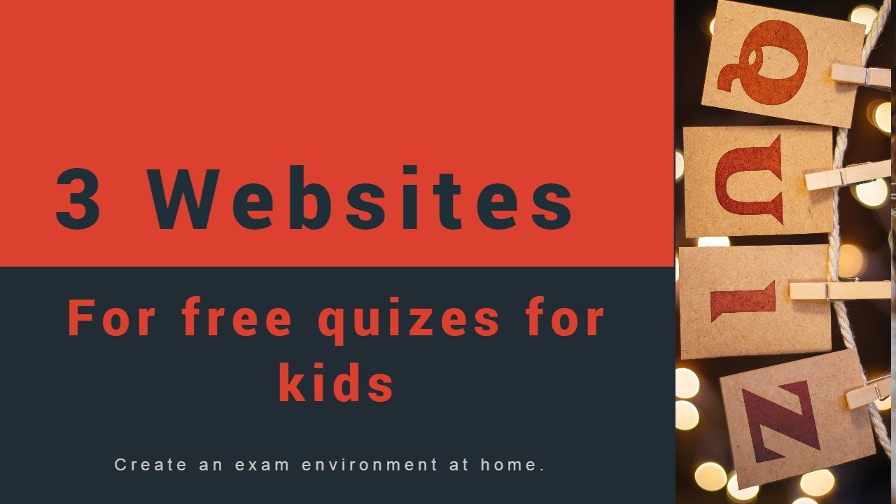 3 websites that offer free quizzes for kids - YouTube