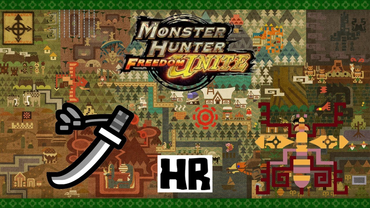 Monster Hunter Freedom Unite (PSP) - Vespoid Queen (High Rank) - YouTube