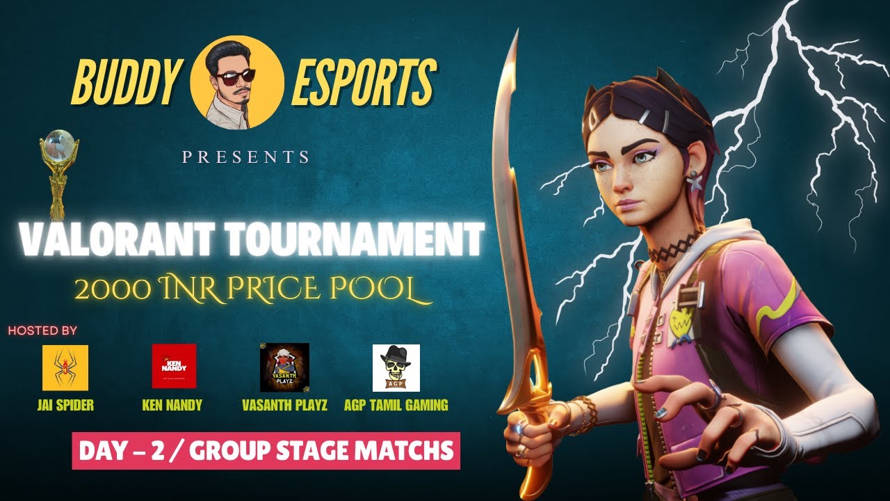 BUDDY ESPORTS SEASON 2 VALORANT TOURNAMENT DAY -2 GROUP STAGE MATCHS # ...