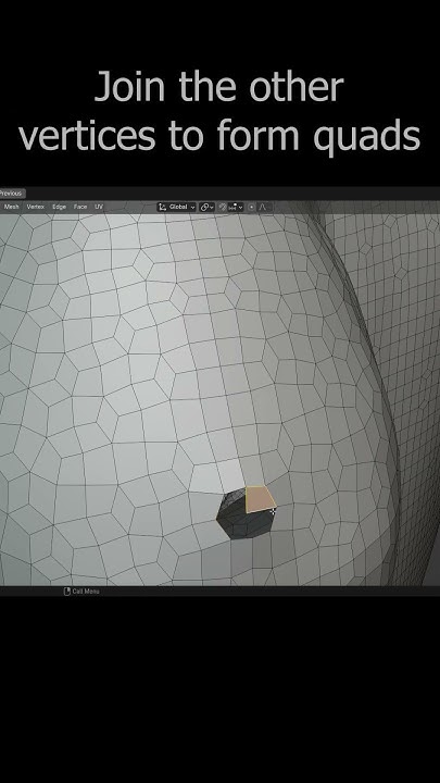 How to get rid of vertices sticking out of your meshes #blender #tutorial - YouTube