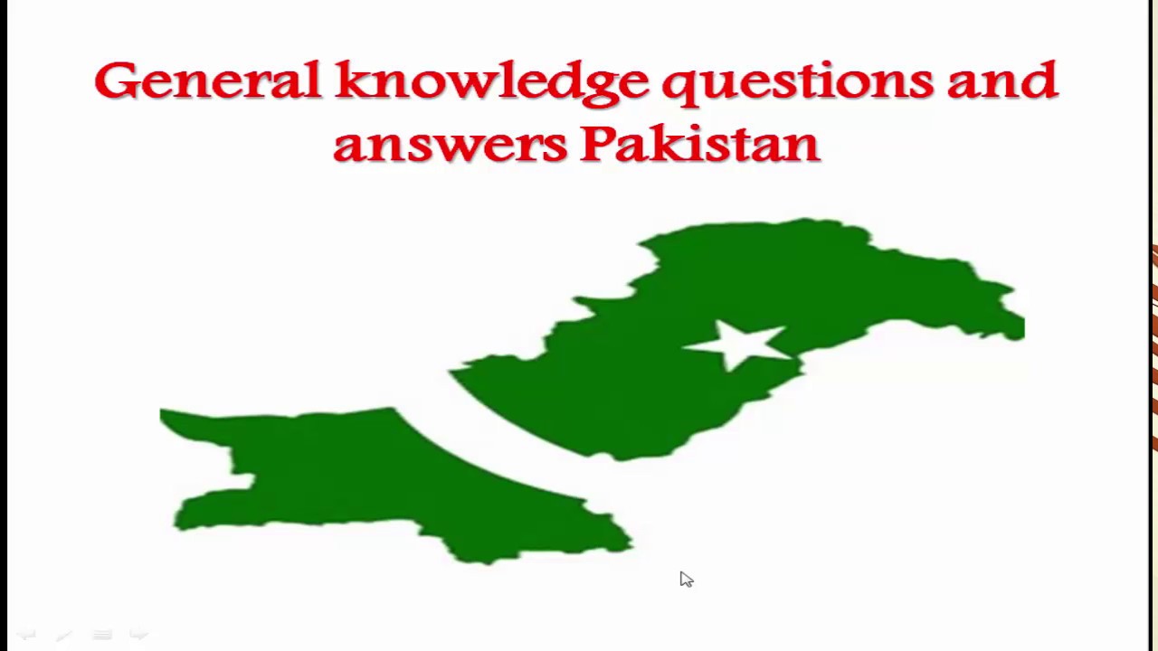 General Knowledge questions and answers Pakistan - YouTube