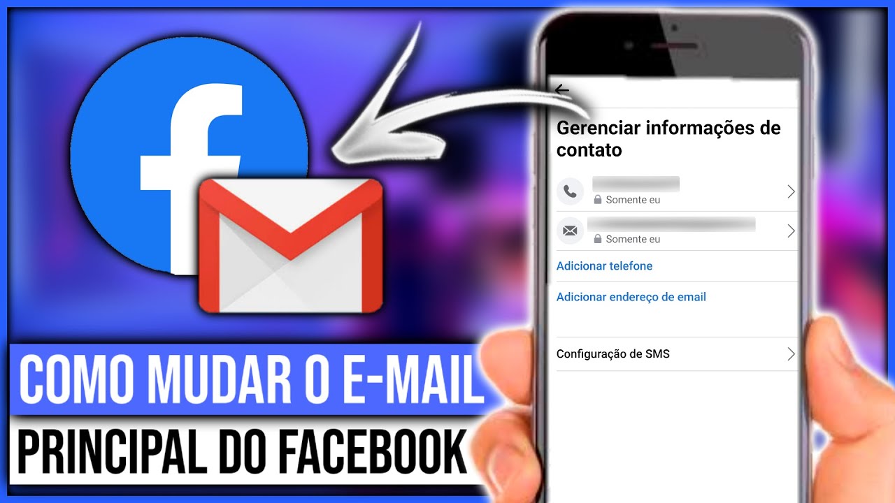 Como mudar e-mail principal do Facebook (Atualizado) - YouTube