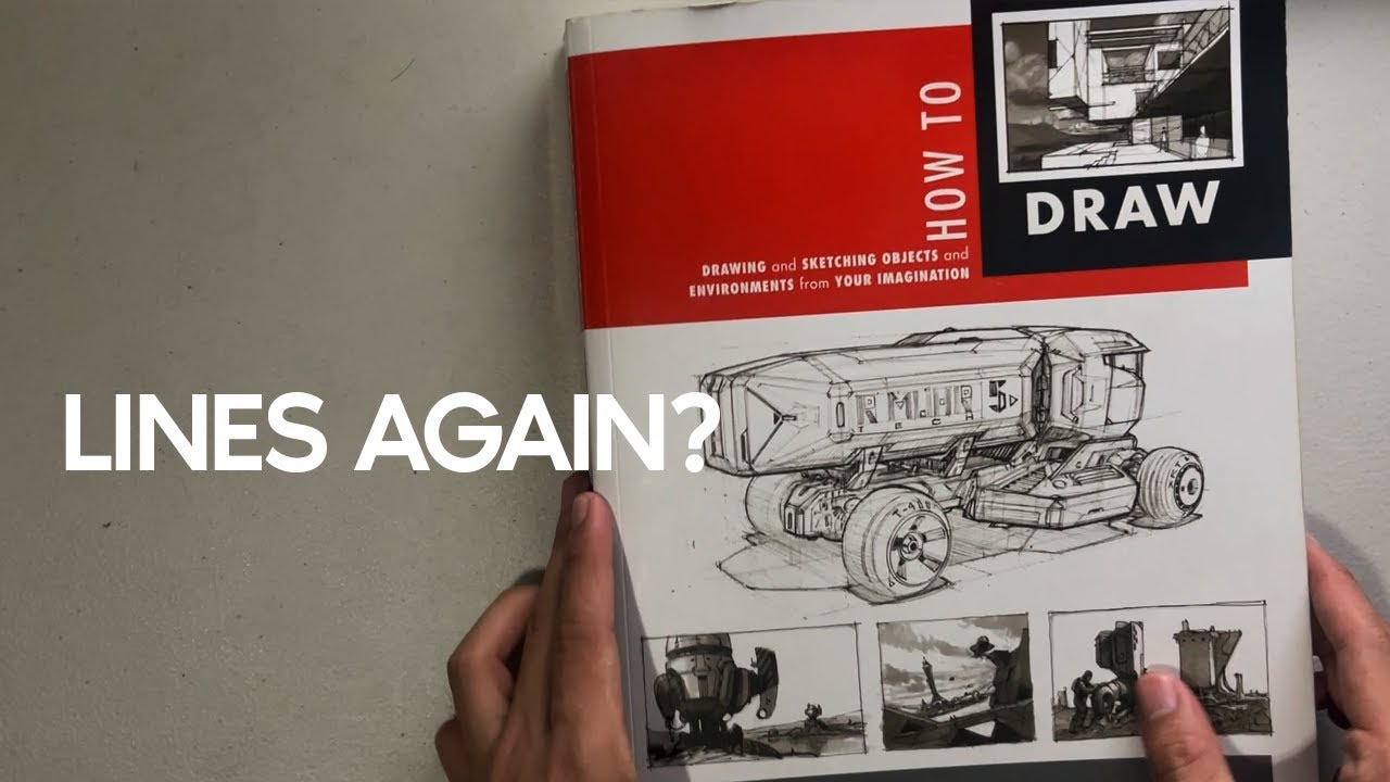 Learning these 4 Line Exercises From an Art & Design Book - YouTube