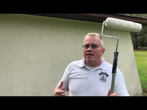 How To Paint Roughcast Exterior Walls