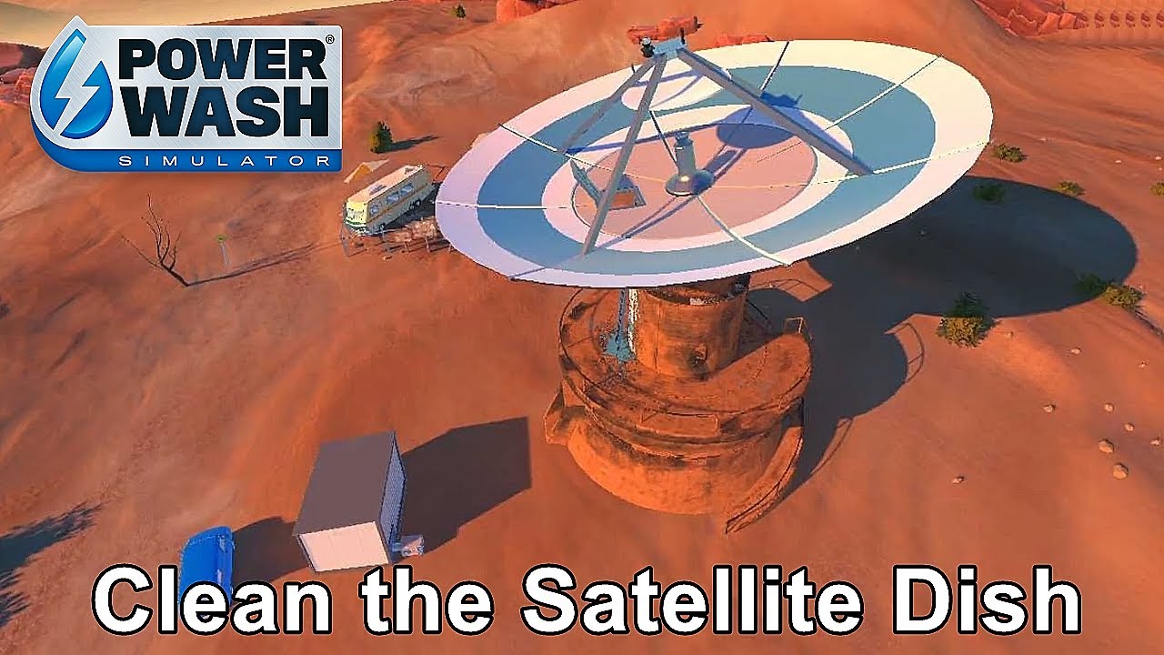PowerWash Simulator - Clean the Satellite Dish - Oddly Satisfying Video ...