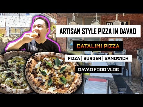 Artisan Style Pizza | Catalini Davao Pizza | Crispy Chicken Sandwich | Davao Food Vlog