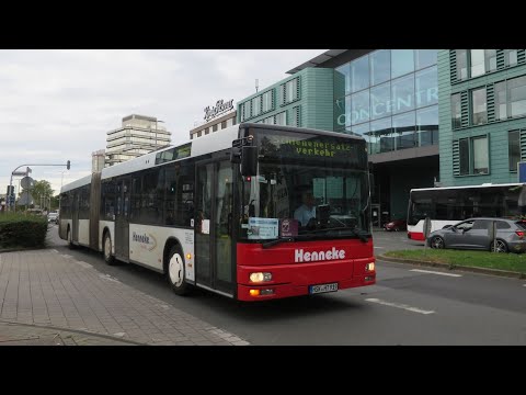[Sound] Bus MAN NG 313 (HSK-HT 919) der Fa Henneke-Touristik GmbH & Co ...