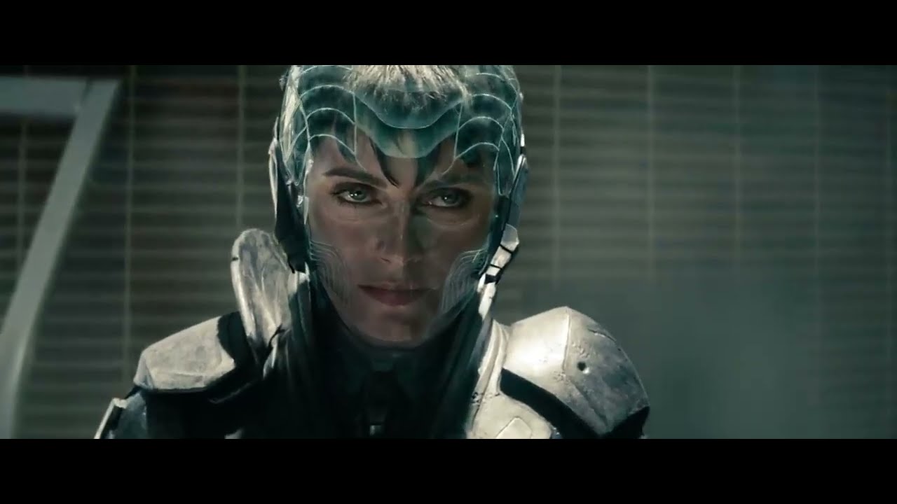 Faora Ul vs Kal El Man of Steel Full scene - YouTube