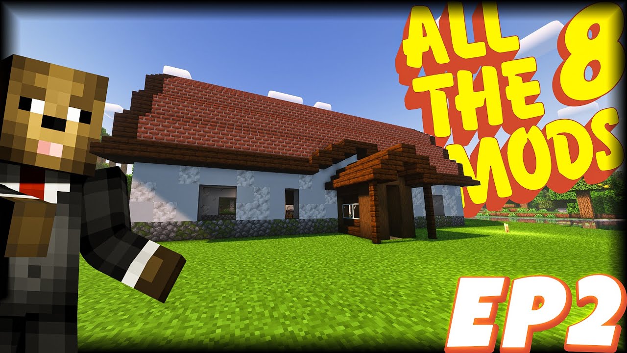 ATM 8 Walkthrough! EP.2 - Starter Home - (Minecraft 1.19) - YouTube