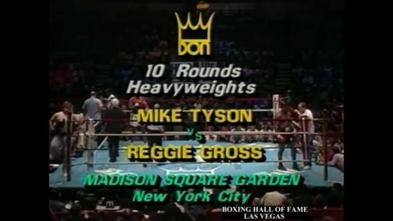 Mike Tyson vs Reggie Gross - Full Fight - 6-13-1986 - YouTube