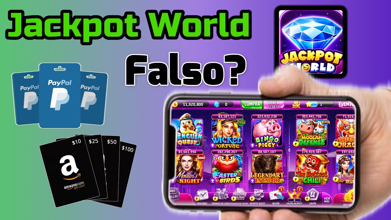 Jackpot World app para ganar dinero? real o fake? Casino Con Bono Por ...