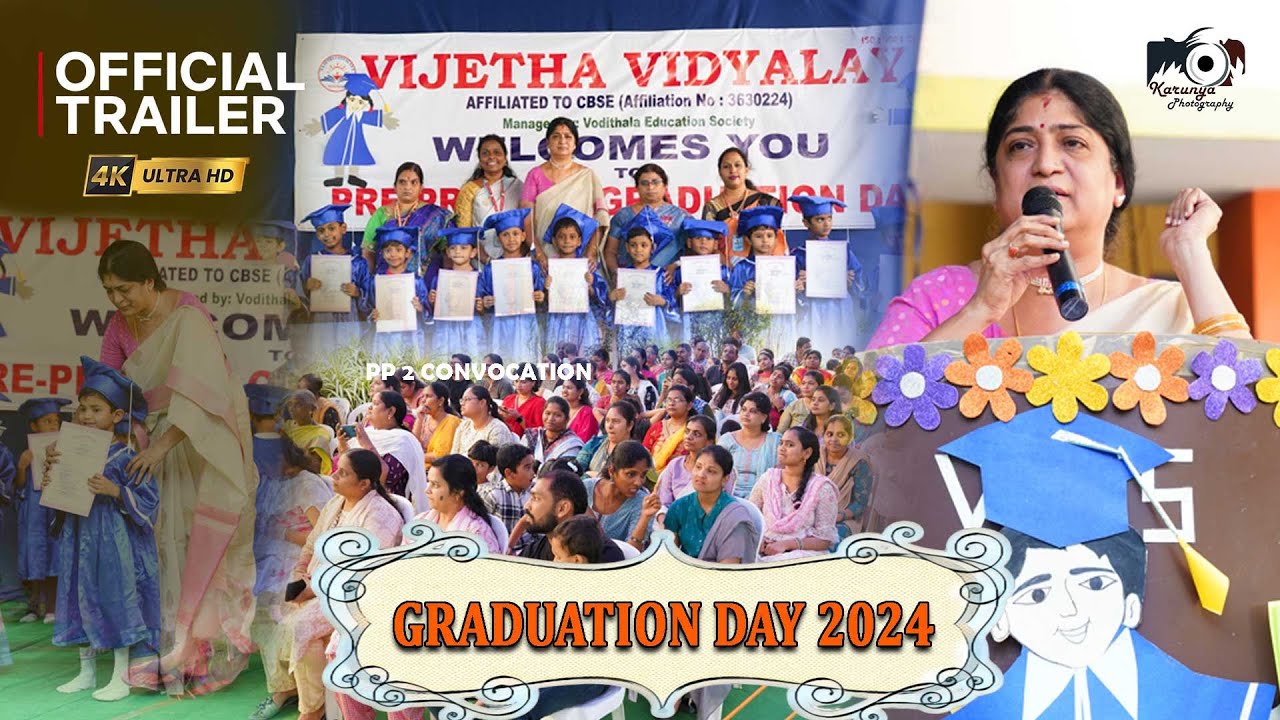 VIJETHA VIDYALAYA PP-2 GRADUATION DAY PROMO 2024 VODITHALA RAJESHWAR ...