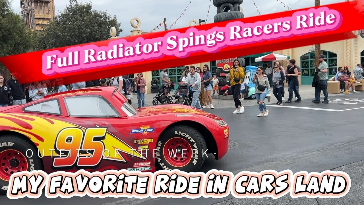 Full Radiator Springs Racers Ride in Cars Land - YouTube