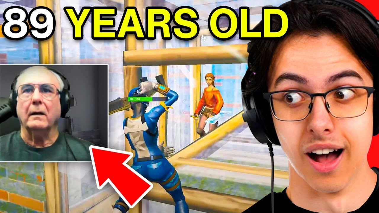 Reacting To The OLDEST Fortnite Player - YouTube