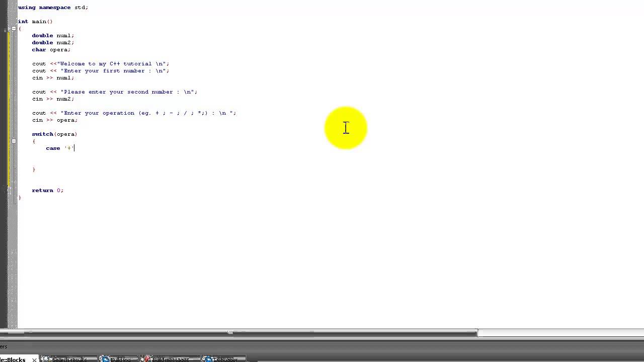 Tutorial How To Make A Simple Calculator In C Codeblocks Youtube 0145