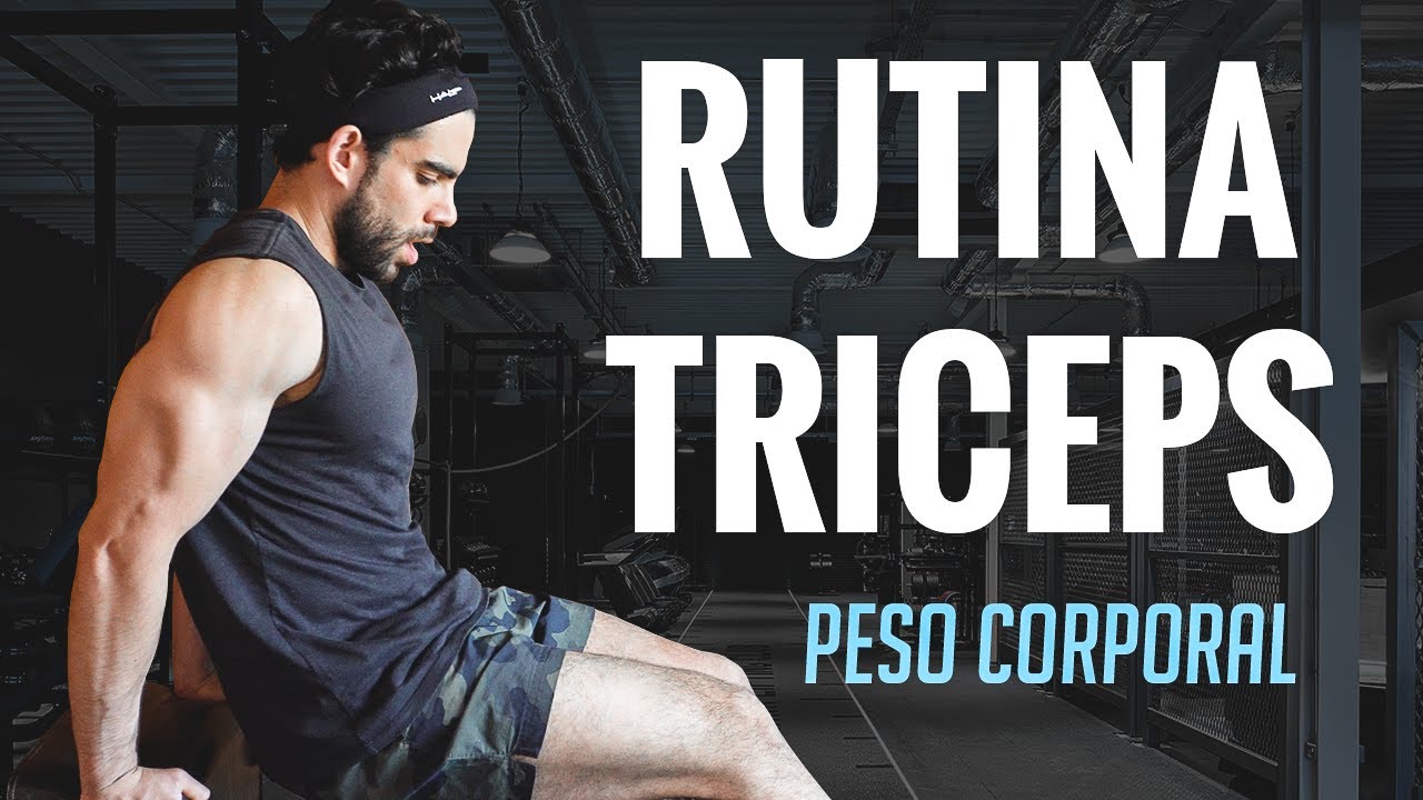RUTINA DE TRICEPS /// PESO CORPORAL - YouTube
