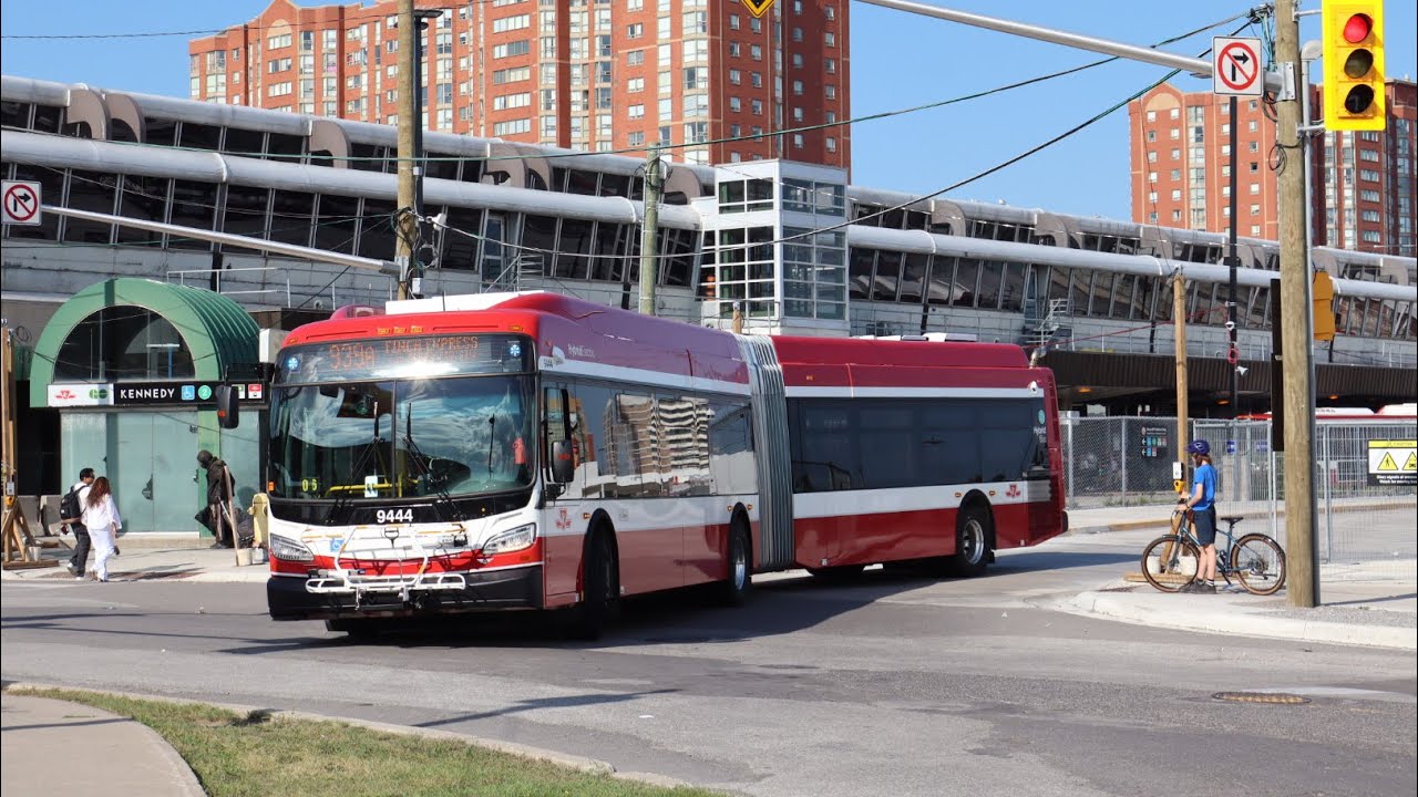 (Ride Video) TTC Route 939A Finch Express on 2023 New Flyer XDE60 9444 ...