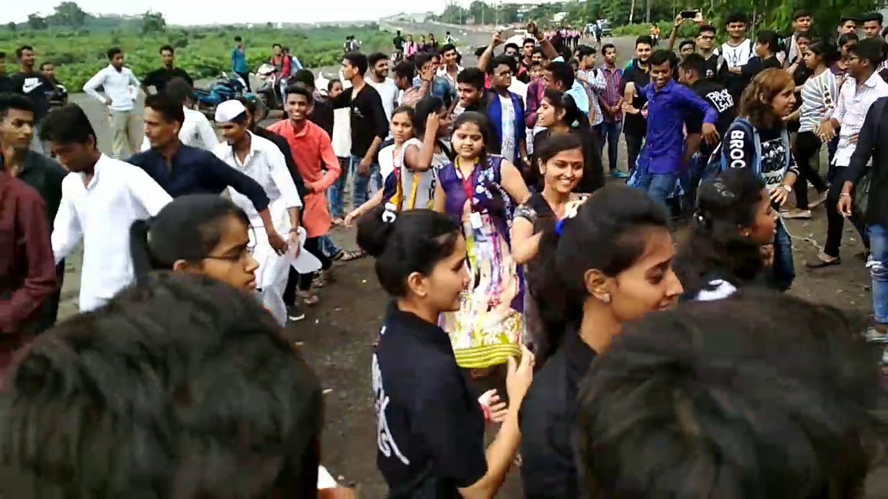 End of ganesh festival in my collage vt podar bca collage - YouTube