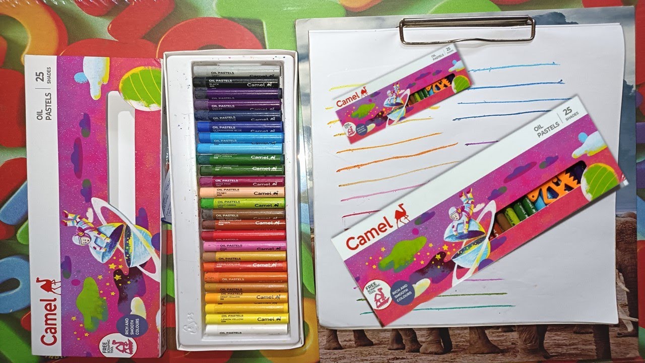 Camel Painting Kit | Camel Oil Pastel | Colour Pencil Set | Drawing Kit ...