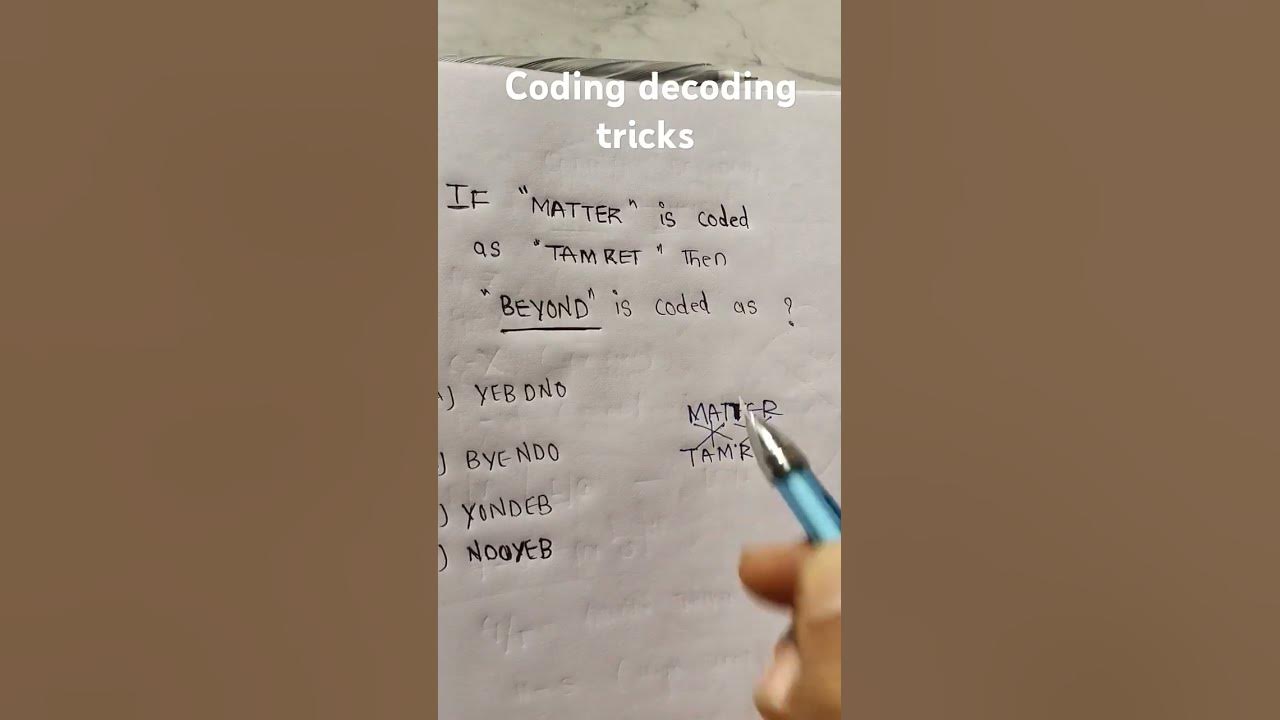 Reasoning Coding Decoding Parmarssc Maths Adda247 Mathstricks Codingtips Youtube