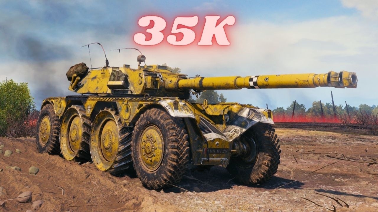 35K Spot Damage with Panhard EBR 105 15K & Panhard EBR 105 20K World of Tanks - YouTube