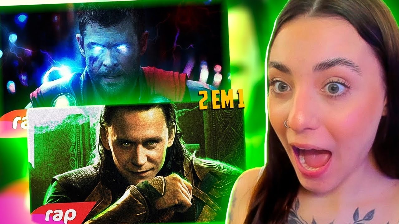 REAGI ao RAP DO THOR e LOKI!! 2 em 1 - 7 Minutoz - YouTube