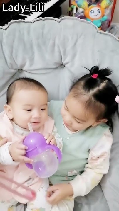 This is why having a big sister is the best gift for her baby brother!#dailyvlog#love #funny # ...