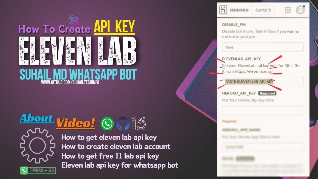 How to Create ElevenLabs api key | Eleven Labs Api Key | Suhail Md ...