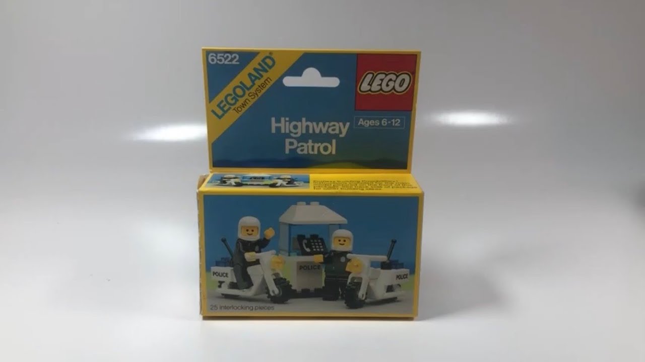 RARE LEGO | Classic Town | 6522 Highway Patrol Review! - YouTube