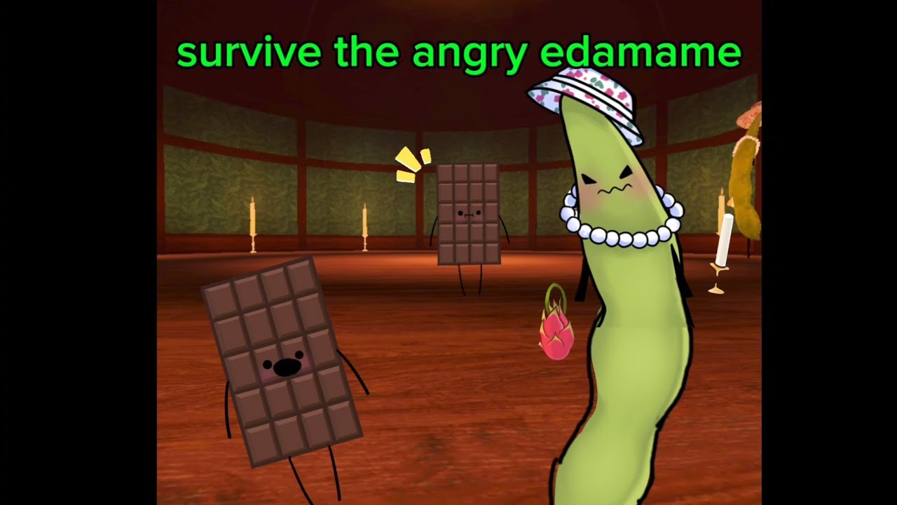 survive from the edamame in secret staycation #roblox #secretstaycation ...