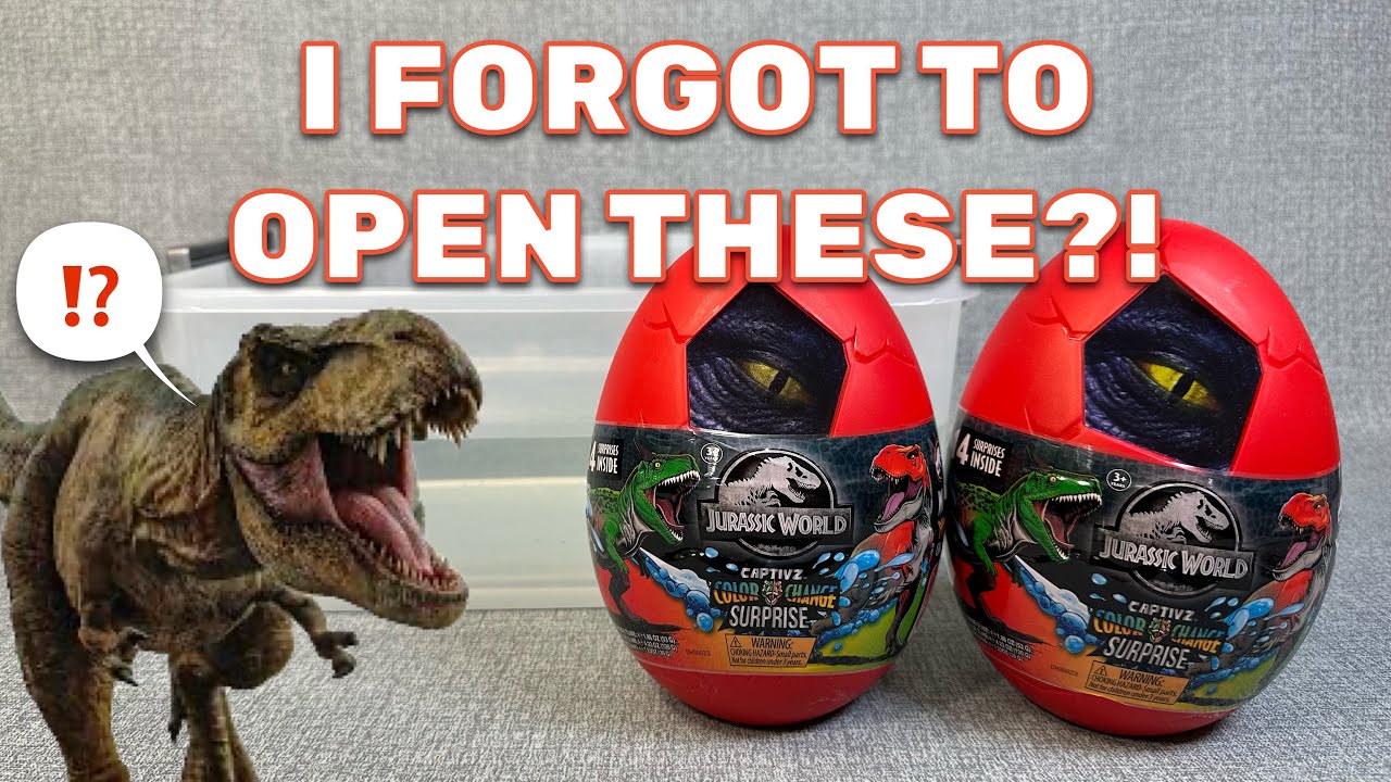 Jurassic World Color Change Captivz Surprise Opening! - YouTube