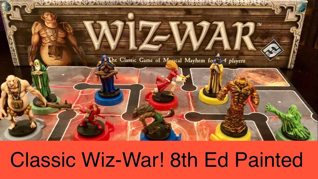 Chaotic Fun! Wiz-War 8th Edition by Fantasy Flight (2012) Unboxing ...